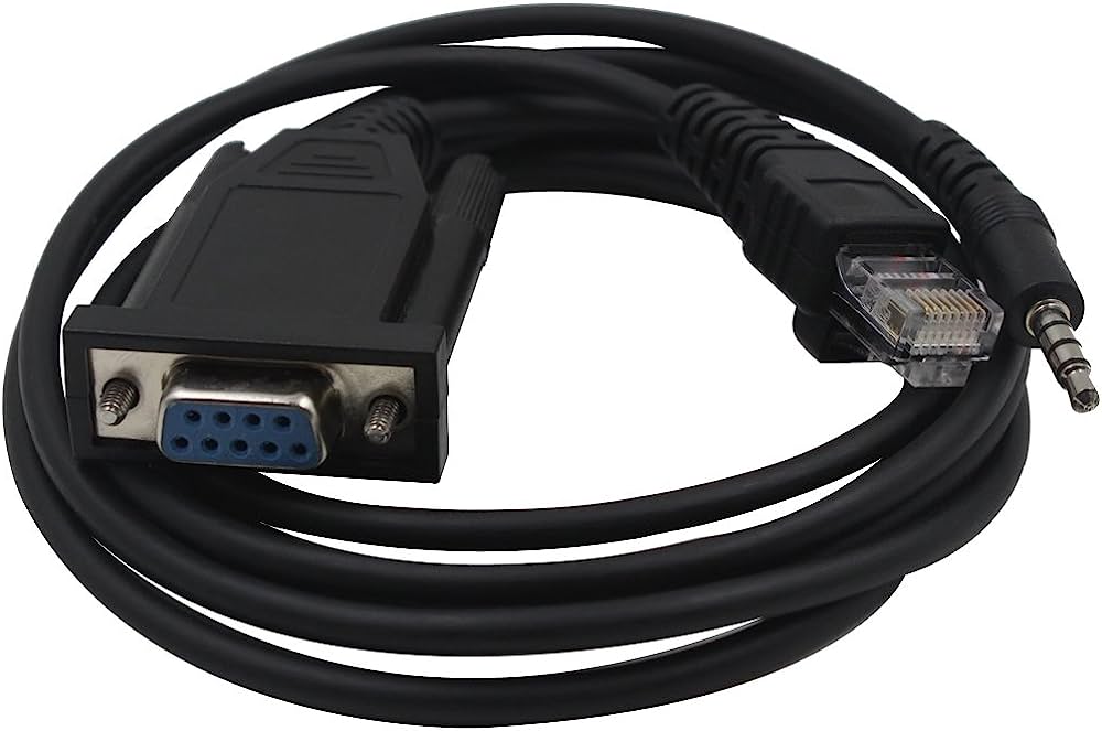 Buy KENMAX 8 Pin 2 in 1 Programming Cable COM Port for Vertex VX-410 VX ...